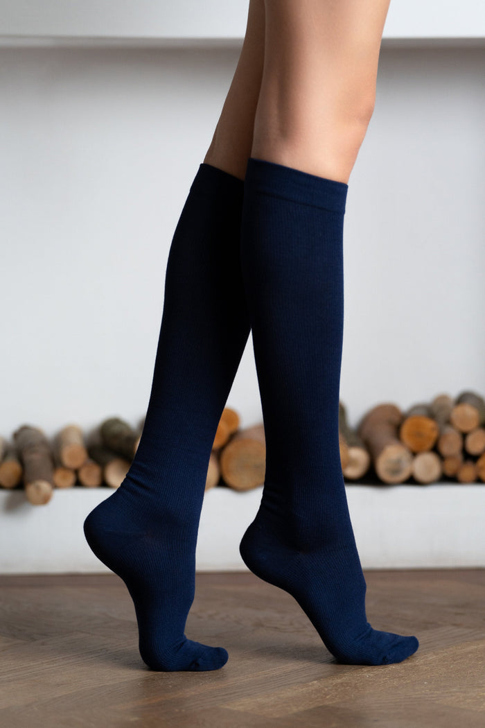 Luxury Compression Socks - natural feel for great comfort